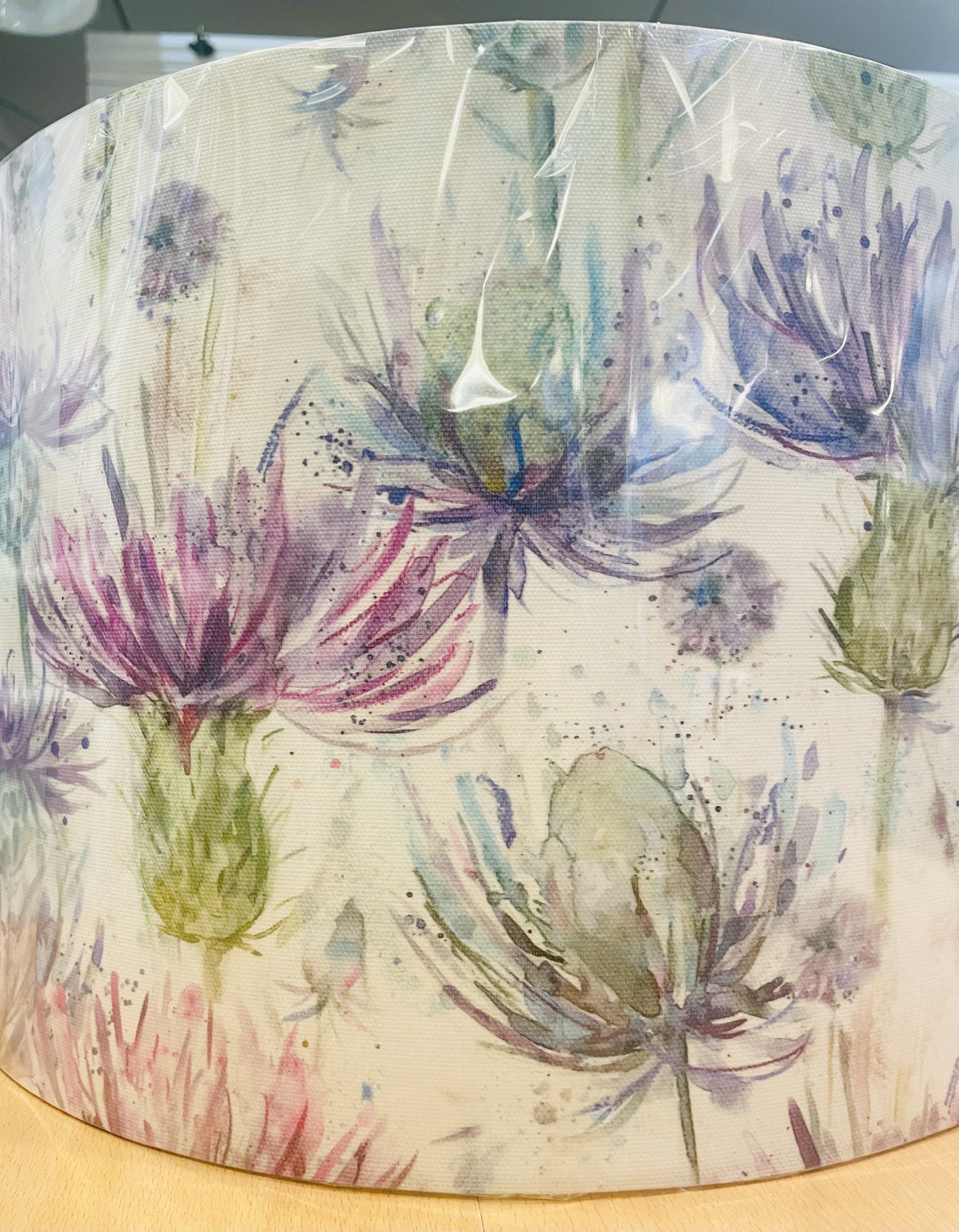 Lampshade, thistle design - Becksteps Gallery